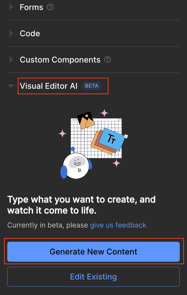 BuilderioにBETA版のAI機能が搭載されたのでデザイン視点で触ってみた - freefuntimes